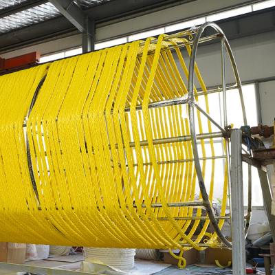 China Colored 12 Strand UHMWPE Ship Rope 8-120mm High Strength Braided Synthetic for sale