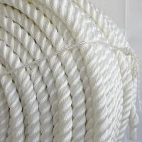 China 3 Strand Marine Grade Twisted Polyester Rope Mooring / Docking / Towing for sale