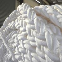 China 8 Strand 64mmx220m Nylon Polyamide Braided Rope With Spliced Loop At Each Side for sale