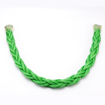 China 48mm PP Combination Rope 8 Strand Marine Wire Rope 66020 daN Breakload for Mooring Fishing Trawl for sale