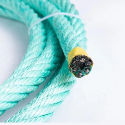 China 6 Strand PP Combination Rope 6x19 IWRC FC 18mm 20mm Customized Color for Trawl Fishing for sale