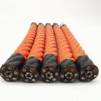 China 22mm x 250m Orange Polypropylene Combination Wire Rope for Fishing Industry for sale