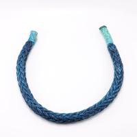 China 12-Strand UHMWPE Braided Rope 6-150mm UV Resistant for Marine Mooring and Industrial Lifting for sale