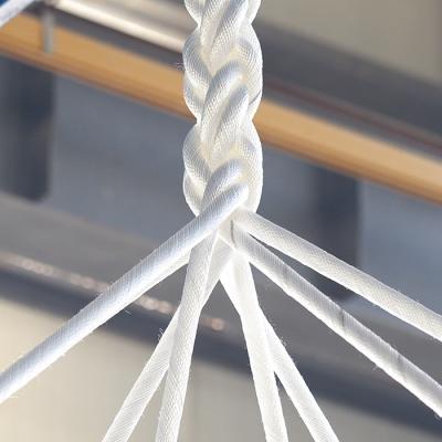 China Florescence 8 Strand Polyester Marine Mooring Rope 28mm-96mm High Tensile for sale