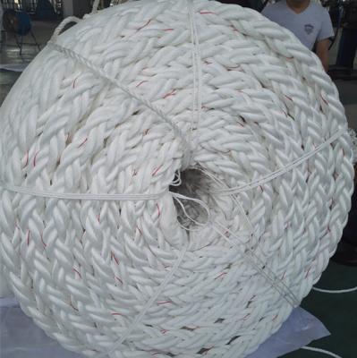 China 8 Strand Braided Polypropylene Rope 50mm 200mm PP Ropes for sale