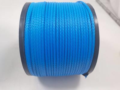 China 12 Strand UHMWPE Rope 10mm Diameter High Strength Tow Rope for Marine Winch for sale