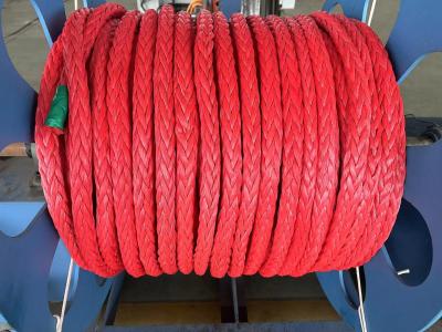 China 12 Strand UHMWPE Rope 20mm to 120mm Low Elongation Marine Mooring Line for sale