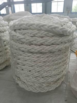 China 8 Strand PP Mooring Rope 28-64mm Diameter 220m Marine Towing Rope Polypropylene for sale