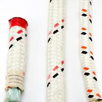 China 64mmx220m UHMWPE Rope With Polyester Sheath With High Breaking Load for sale