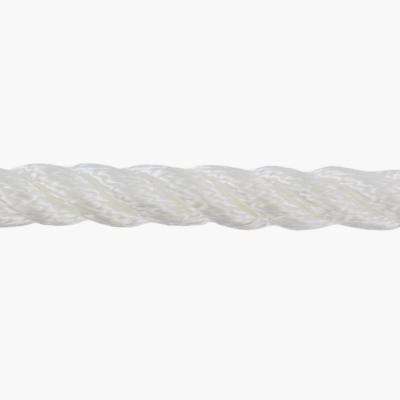 China Wholesale 100% Nylon Polyamide Rope 3 Strands Twisted Marine Use 16mm 18mm 20mm 220m Coil for sale
