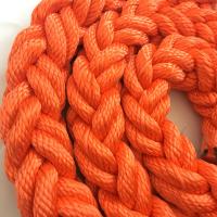 China Polyester 8 12 Strand Elastic Marine Mooring Ship Rope 100mm Price for sale