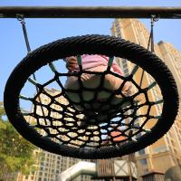 China Customized Bird Nest Swing 100cm Diameter 500kg Capacity Commercial Playground Net for sale