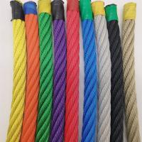 China Customized Size Playground Climbing Nets Made Of 6 Strand Polyester Combination Rope for sale