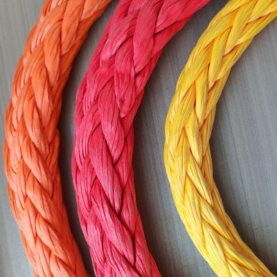 China 100% UHMWPE Synthetic Fiber Marine Tow Floating Rope 44mm 96mm Heavy Duty for sale