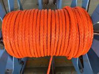 China 12mm 12 Strand Braided UHMWPE Rope High Strength Lightweight Winch Towing Rope for sale