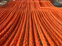 China 12mm 12 Strand Braided UHMWPE Rope High Strength Lightweight Winch Towing Rope for sale