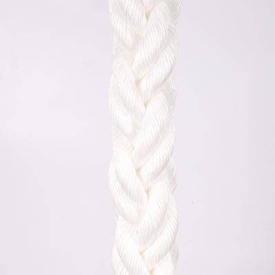 China White Color 12 Strand Polyester Mooring Rope For Ships for sale