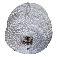 China 8 Strand Braided White Nautical Nylon Polyamide Rope 12 Inch Diameter for sale