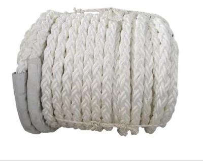 China 8-Strand Nylon Marine Mooring Rope 48mm-96mm 220m High Strength for sale