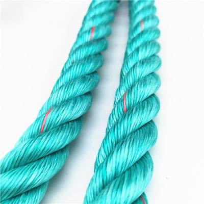 China Customized Floating 3-Strand Polysteel Aquaculture Rope 8-24mm Diameter with 12,000 lbs MBL and Fluorescent Options for sale