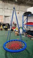 China Customized Color 100cm 120cm Round Rope Nest Swing with Hanging Ropes for Kids for sale