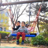China Customized Color 100cm 120cm Round Rope Nest Swing with Hanging Ropes for Kids for sale