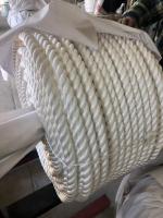 China 3-Strand Nylon Rope Polyamide Marine Grade 4mm-60mm Black White 220m Coil for sale