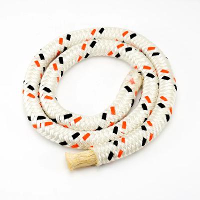 China Double Braided UHMWPE Rope 32mm Marine Towing Rope High Strength Low Stretch for sale