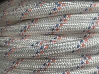 China Double Braided UHMWPE Rope 32mm Marine Towing Rope High Strength Low Stretch for sale