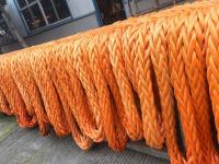 China 16mm 12 Strand UHMWPE Marine Mooring Rope 220m Heavy Load High Strength for sale