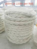 China High Strength Double Braided Nylon Mooring Rope 3/8-2 Inch Diameter for sale