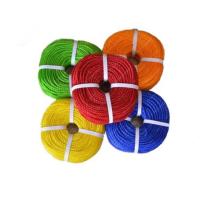 China 3 Strand Twisted PE Monofilament Rope 3-60mm for Packaging Fishing Marine for sale