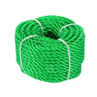 China 7mm UV Resistant Waterproof PE Rope 3-Strand Polyethylene String Heavy Duty Packing Agriculture for sale