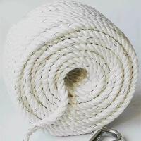 China High Strength UV Resistant Polyester Rope 20mm 3 Strand for Marine Mooring and Industrial Use for sale