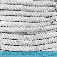 China 56mm 8-Strand Braided Polyester Marine Mooring Rope 220m Heavy Duty Dock Line for sale