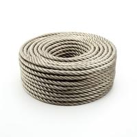 China 56mm 8-Strand Braided Polyester Marine Mooring Rope 220m Heavy Duty Dock Line for sale