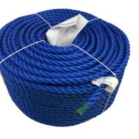China Yellow 3-Strand Polypropylene Rope 600ft - Buoyant Marine & Industrial Grade Monofilament Fiber for sale