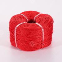 China 3 Strand PE Fishing Twine 1mm-10mm Blue Yellow Packing Rope for sale