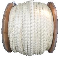 China 12 Strand UHMWPE Rope 4mm-160mm Deepwater Mooring Synthetic HMPE Rope Floating for sale