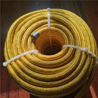 China Low Stretch UHMWPE Braided Rope 10mm-160mm UHMWPE Core Polyester Cover Marine Rope for sale