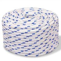 China 16 Strand PP Braided Rope 3mm-50mm Diameter 200m Length for Marine Mooring and Cable Pulling for sale