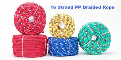 China 10mm 12mm 14mm Double Braided Polypropylene Rope UV Treated - 200m/220m Lengths for Marine & Industrial Use for sale