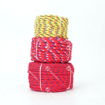 China 16-Strand Braided Polypropylene Rope 3mm-50mm Diameter with UV Treatment for Marine & Industrial Use for sale
