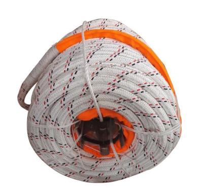 China UHMWPE Marine Rope 48mm x 220m Heavy Duty Double Braid UV Resistant Mooring Line for sale