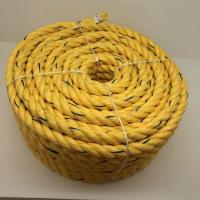 China 14mm High Abrasion Resistance Polypropylene Rope with 21.7KN Break Strength for Marine and Commercial Fishing for sale
