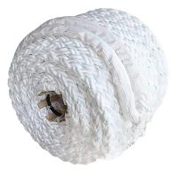 China 8-Ply Polyester Mooring Rope 12mm to 48mm High Strength UV Resistant for Commercial Fishing for sale