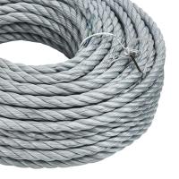 China 8-Ply Polyester Mooring Rope 12mm to 48mm High Strength UV Resistant for Commercial Fishing for sale