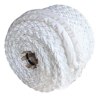 China 8 Strand PP Rope 48mm Diameter 220m Roll Floating Polypropylene Marine Mooring Rope for sale