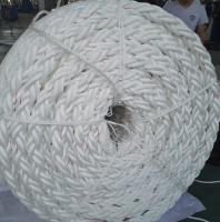 China 8 Strand Braided Nylon Rope for Marine Mooring High Strength 16mm Boat Rope for sale