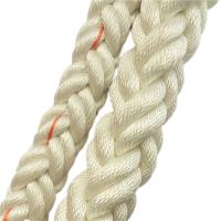 China 8 Strand Polyester Marine Mooring Rope 48mm-96mm Diameter Saltwater Resistant Torque Neutral for sale
